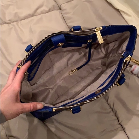Michael Kors | Bags | Michael Kors Cobalt Blue Handbag | Poshmark